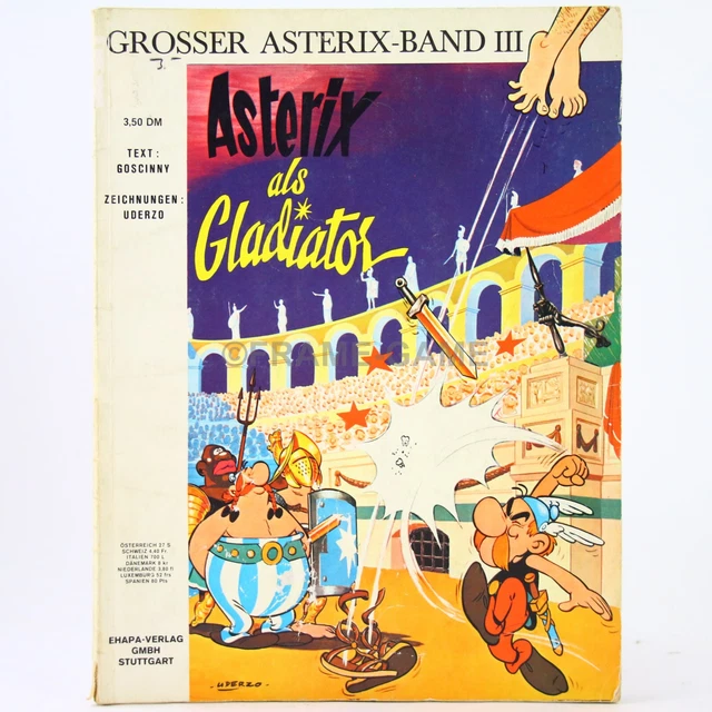 MAGAZIN COMIC Asterix als Gladiator Grossder Asterix Band III 3 Aktzeptabel EUR 14,99 - PicClick DE