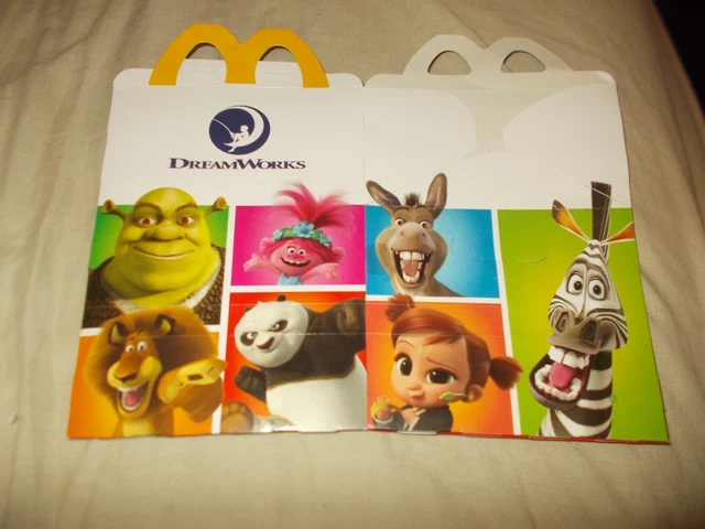 U.K MCDONALDS HAPPY meal empty box 2022 Dreamworks £3.50 - PicClick UK