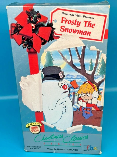 Frosty The Snowman Vintage 1989 Vhs Vcr Tape F H E Christmas