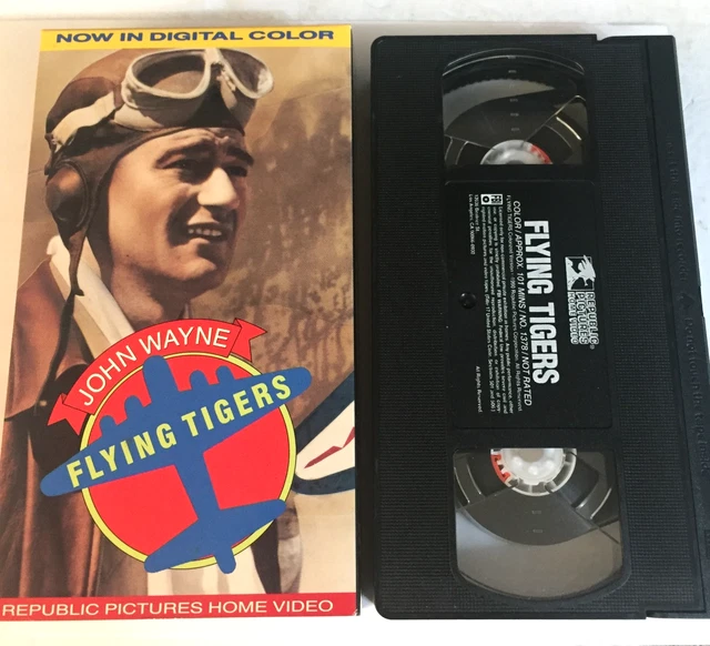FLYING TIGERS JOHN Wayne VHS Tape Ships Same Day With Tracking £8.40 ...