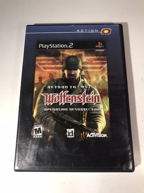 RETURN TO CASTLE Wolfenstein: Operation Resurrection PlayStation 2 PS2 ...