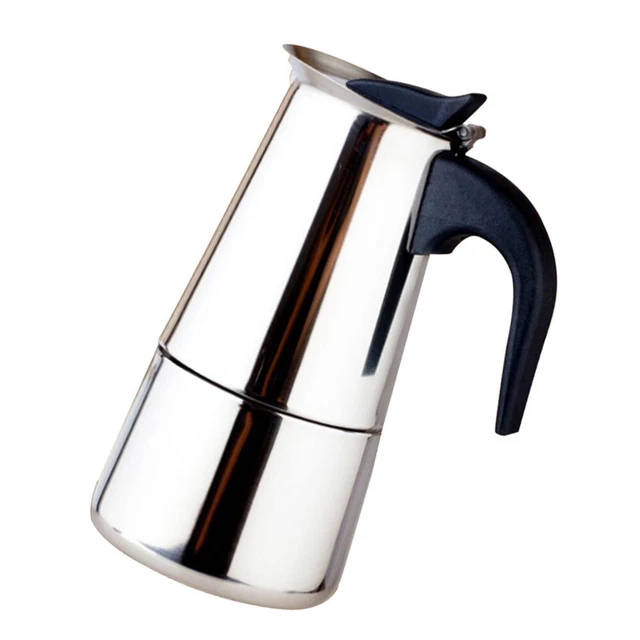 MACCHINA DA CAFFÈ espresso italiana percolatore acciaio inox EUR 17,80 ...