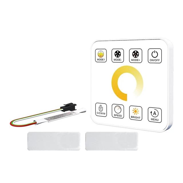 LED STRIP LIGHT Controller with 8Key Panel Controller Reflux Pixel2605 ...