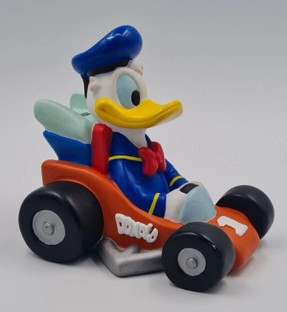 DONALD DUCK RENNWAGEN Formel 1 Disney Spardose Bullyland Vintage EUR 19,99 - PicClick DE