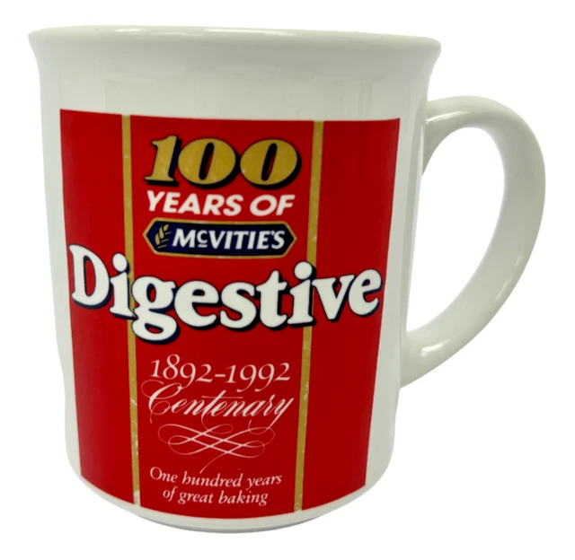 DIGESTIVE MUG 100 Years Of McVities Vintage 90s Collectable Biscuits ...