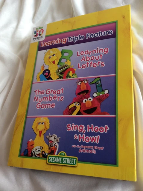 SESAME STREET LEARNING Triple Feature - Letters, Numbers, Sing H.. (DVD ...