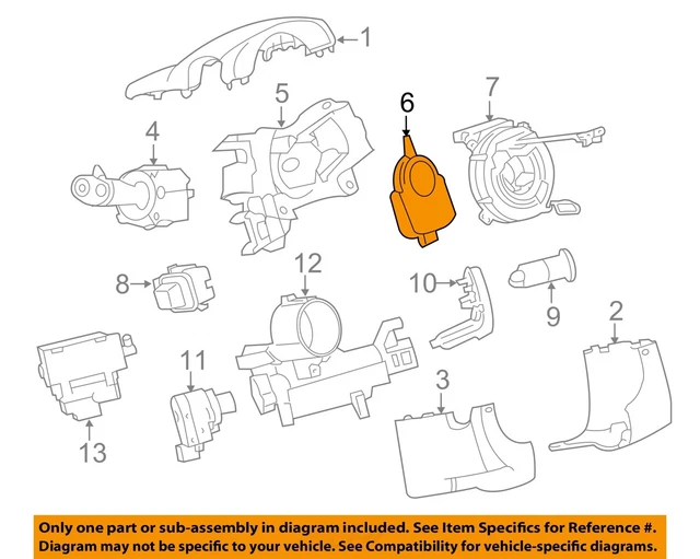 GM OEM STEERING Column-Angle Sensor 84107026 $88.63 - PicClick CA