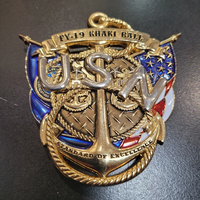 US NAVY CHIEF Mess CPO Challenge Coin RTC $50.00 - PicClick