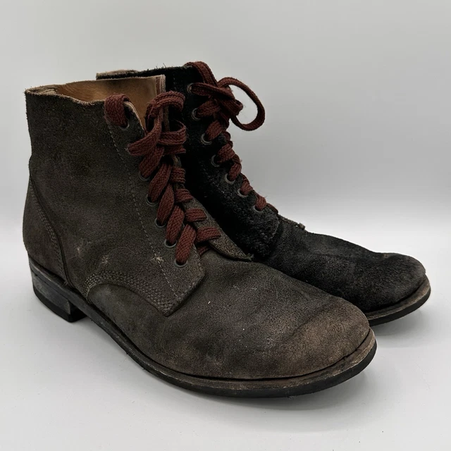 WWII US ARMY INFANTRY COMBAT FIELD "ROUGH OUT" SERVICE BOOTS- Size 12 £ ...