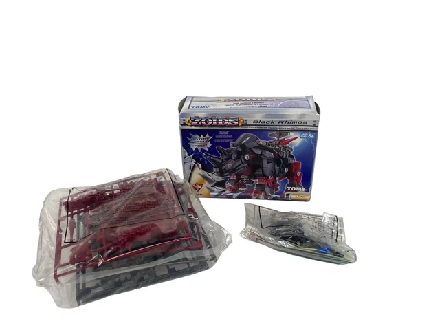 VINTAGE TOMY ZOIDS ~ Black Rhimos ~ Working 1999 1:72 Rhino Opened ...