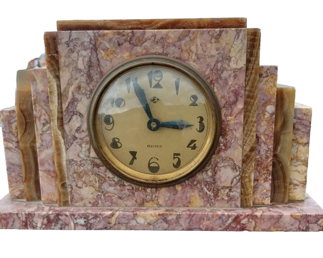 Pendule Art Dco Marbre