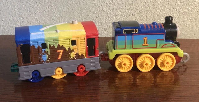 THOMAS THE TANK Engine and Toby Rainbow Engine and Carriage £6.99 ...