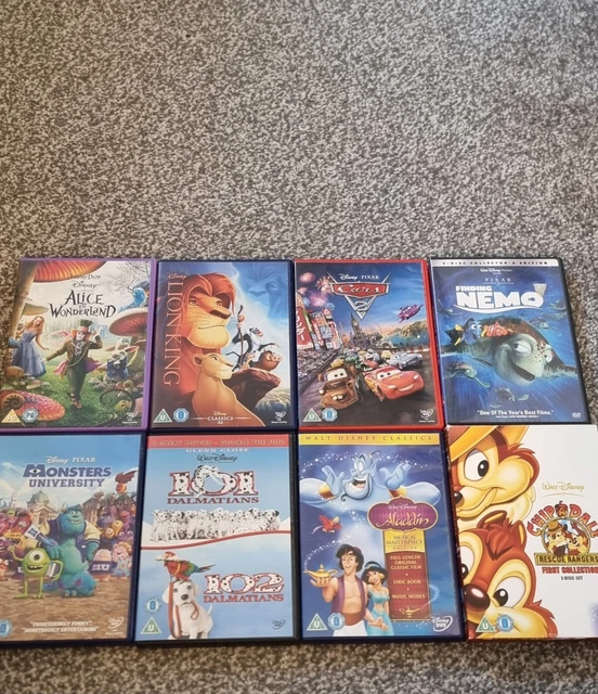 ALL DISNEY DVD Bundle Joblot x 8 Classic Childrens Kids Films Movies ...