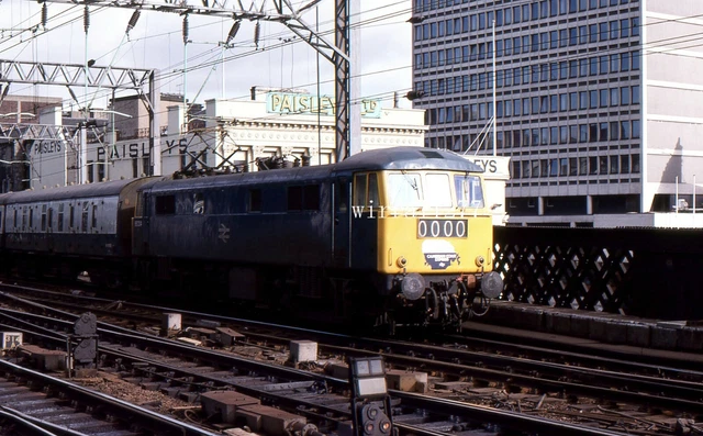 6X4 COLOUR RAILWAY photograph Class 86 86224 at Glasgow Central 04.78 £ ...