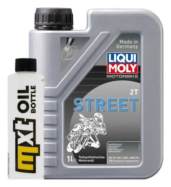 INSPEKTIONSPAKET MXT 1 Liter Motoröl Castrol 2-Takt Öl + 1x Zündkerze ...