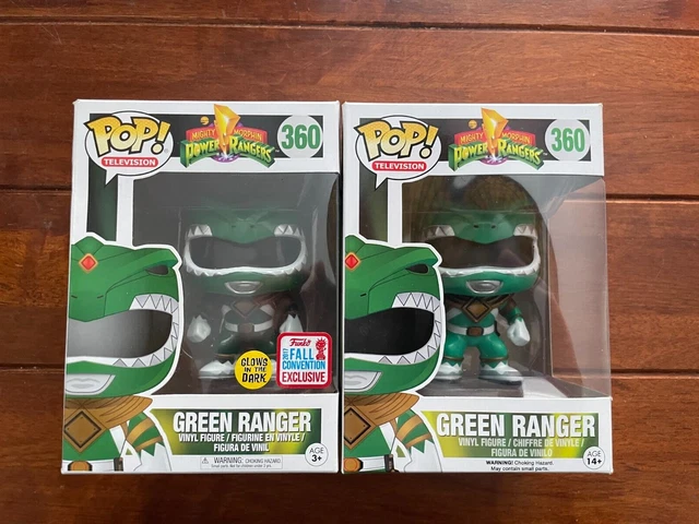 FUNKO POP! 2017 Power Rangers #360 Green Ranger Glow Fall Convention ...