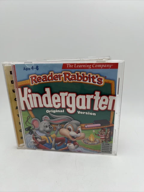 READER RABBIT'S KINDERGARTEN (CD-ROM, 1998) PC Game Version 2.01 ...