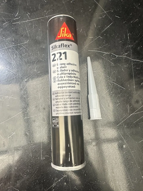 SIKAFLEX 221 ADHESIVE Sealant Grey Cartridge 310ml exp 02/2024 Still ...