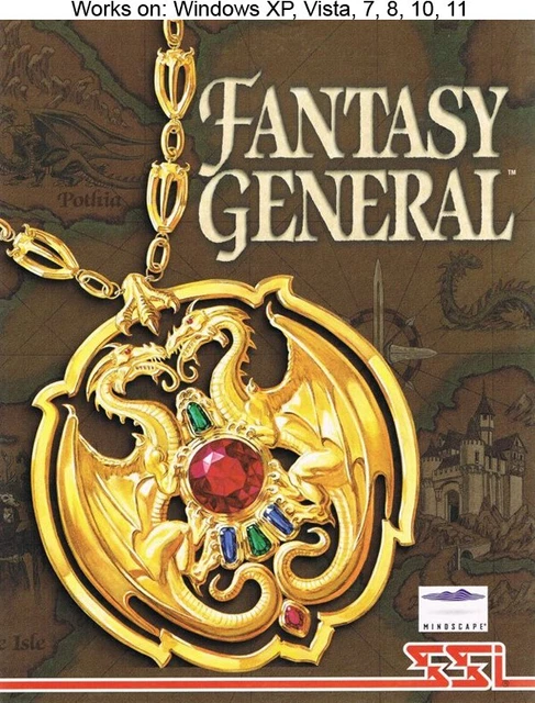FANTASY GENERAL PC Game 1996 Windows 7 8 10 11 Includes Island ...