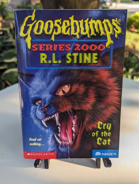 GOOSEBUMPS SERIES 2000 #1 Cry Of The Cat w/ Iron-On Decal Insert - VG £ ...