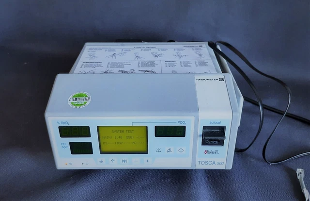 RADIOMETER TOSCA 500 Patientenmonitor SPO2 TCPCO2 PATIENT MONITOR EUR ...