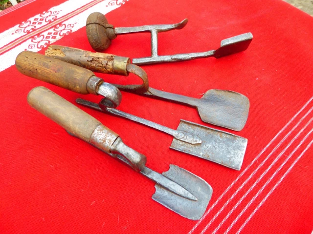 LOT : OUTIL ancien boutoir de marechal ferrant fer forgé EUR 39,00 ...