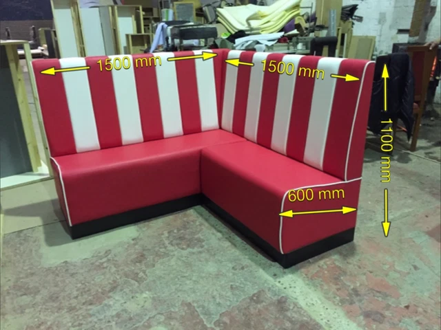 BESPOKE, BOOTH SEATING, Bench Seating, Restaurant seating. Fixed Seating Banquet £550.00 ...