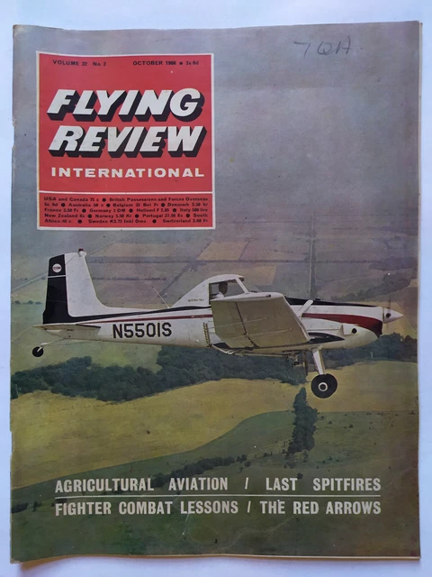 FLYING REVIEW INTERNATIONAL Magazine October 1966 EUR 5,58 - PicClick FR