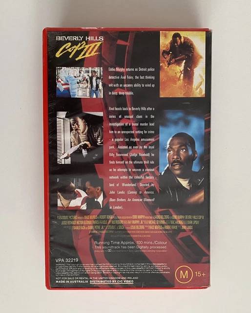 BEVERLY HILLS COP 3 [VHS] CIC Taft Video Big Box Ex-Rental Tape Murphy ...