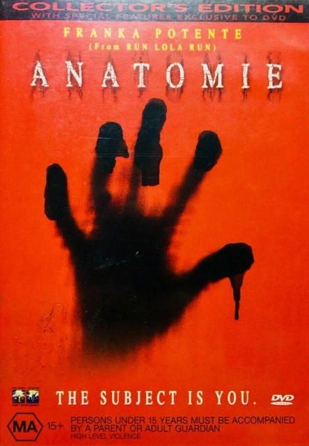 ANATOMY DVD ANATOMIE - German Horror Thriller Movie 2000 Scary Creepy ...