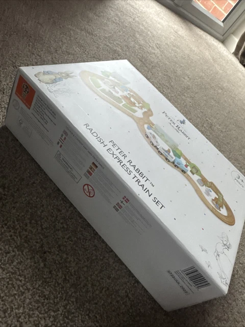 PETER RABBIT RADISH Express Train Set Wooden Toy Age 3+ Christmas Gift ...