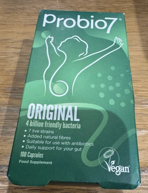PROBIO 7 ORIGINAL Vegan | 7 Live Strains 4 Billion bacteria | 100 ...