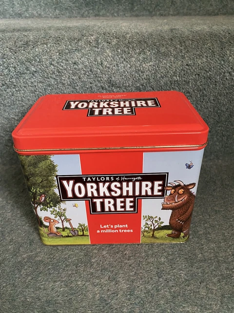 TAYLOR’S YORKSHIRE TEA Gruffalo Tree Caddy Empty Tin £14.00 - PicClick UK