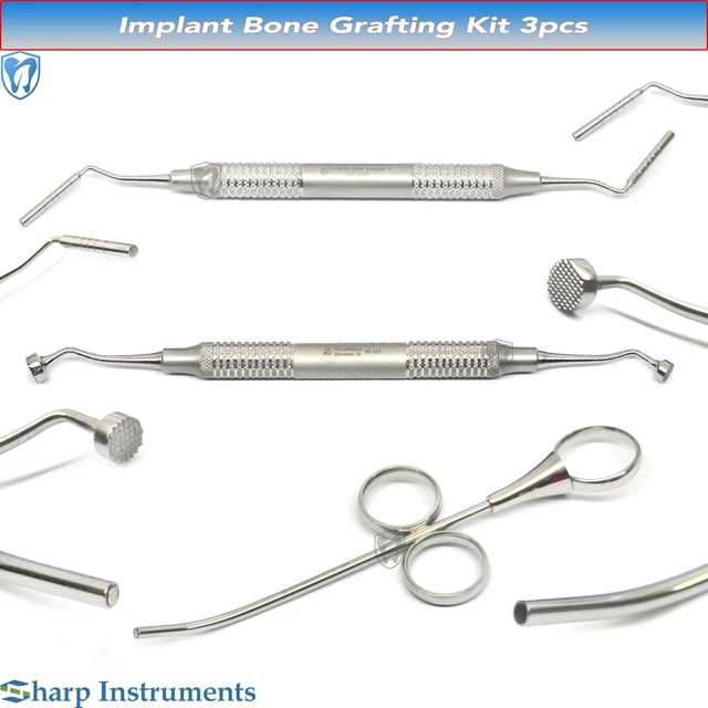 IMPLANT PACKER BONE Graft Plugger Compactor Bone Graft Syringe DentL ...