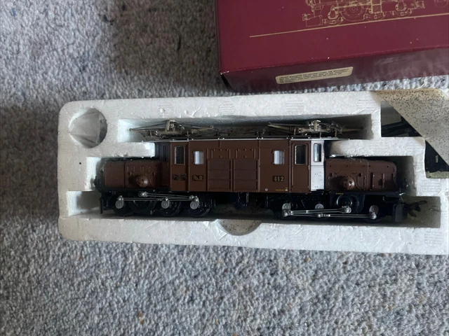 BEMO 1255 122 RhB Model Train 412 Spur H0m £160.00 - PicClick UK