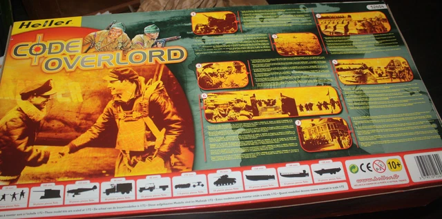 HELLER 52604 CODE Overlord D-Day Atlantikwall Box 10 Modelle Items ...