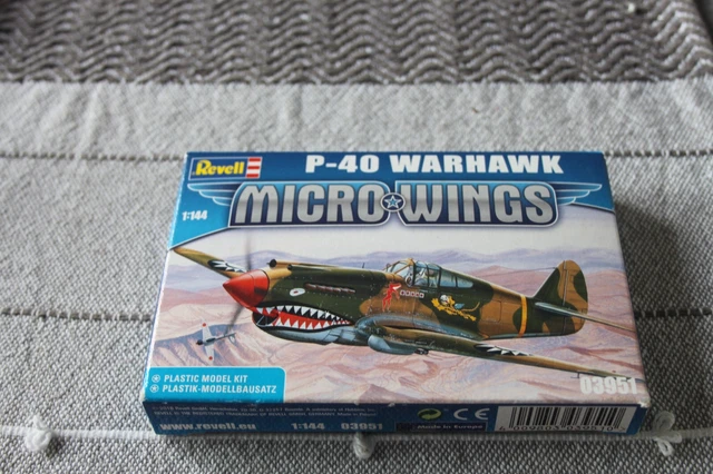 REVELL MICRO WINGS P-40 Warhawk Model Kit Scale 1:144 £5.00 - PicClick UK