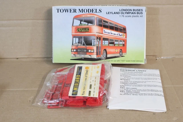 TOWER MODELS TB14 1/76 SCALE LEYLAND OLYMPIAN LONDON TRANSPORT BUS ...