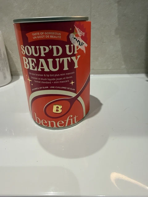 BENEFIT SOUP'D UP Beauty Hoola Bronzer, Benetint & Badgal Bang! Mascara ...