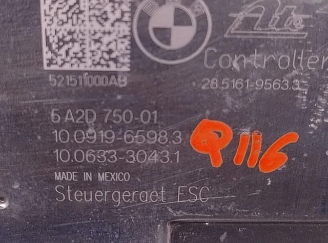 BMW G20 ANTI Lock Brake System Pump Unit Dsc 28516195633 Module Oem ...