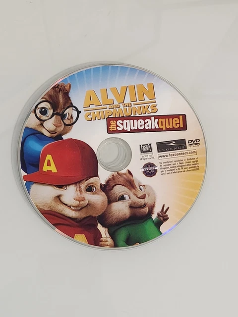 ALVIN AND THE Chipmunks: The Squeakquel (DVD, 2010) DISC ONLY $3.29 ...