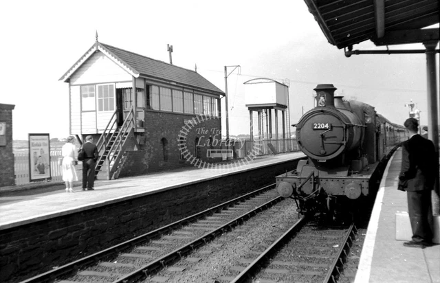 PHOTO BR BRITISH Railways Steam Locomotive Class 2251 2204 at Afon Wen ...