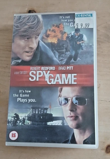 SPY GAME VHS Tape Big Box Ex Rental Robert Redford Action Thriller Cert ...