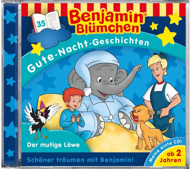 BENJAMIN BLÜMCHEN GUTE-NACHT-GESCHICHTEN-FOLGE 35: Der Mutige Löwe (CD) EUR 14,12 - PicClick FR