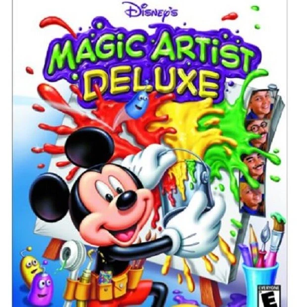 DISNEY'S MAGIC ARTIST Deluxe CD PC Children Painting Educational Game £ ...