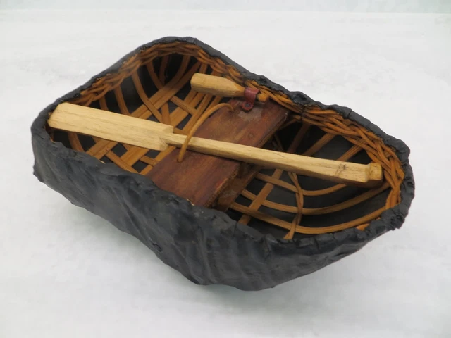 VINTAGE SCALE MODEL of a Welsh Coracle £18.29 - PicClick UK