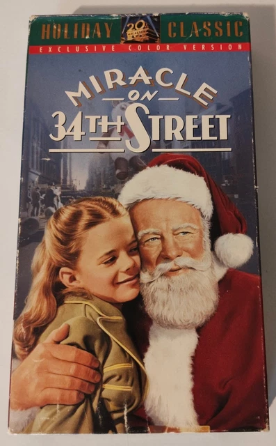 MIRACLE ON 34TH Street VHS 1974 (1947 Film) 20th Century Fox Excl ...