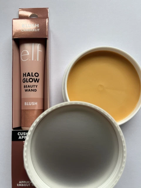 E.L.F. C-BRIGHTENING PUTTY Primer & Halo Glow Blush Beauty Wand ...