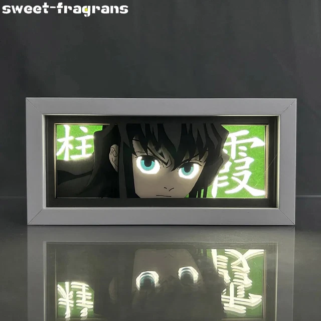 ANIME DEMON SLAYER Muichiro Tokito Comic USB Light Box Shadow Night ...