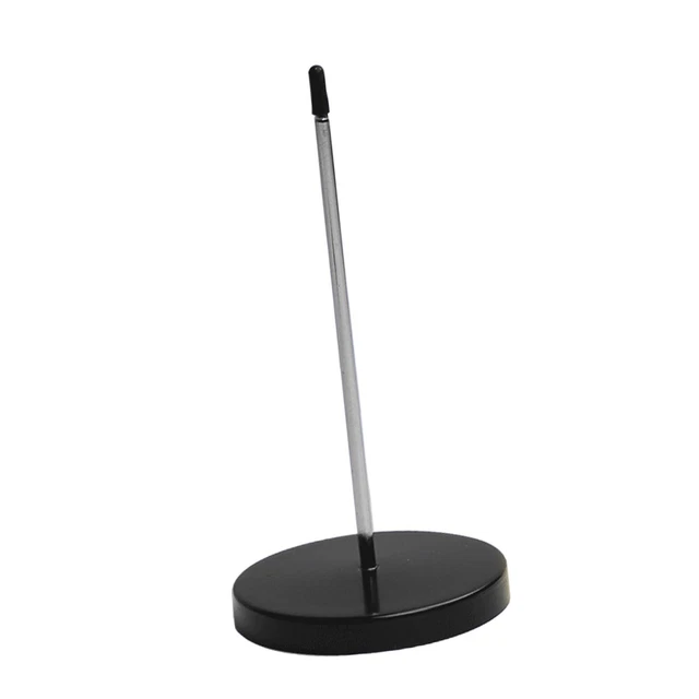 DESK RECEIPT HOLDER Receipt Note Stick Alloy Ticket with Round Stand ...